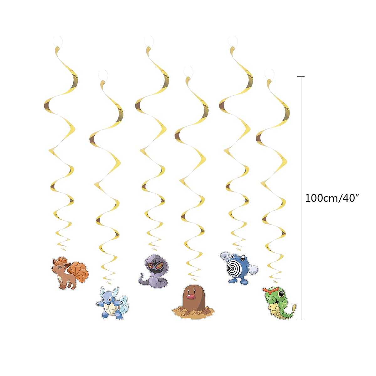 Buy Pokemon Birthday Party Supplies Pikachu Party Decorations Set with ...