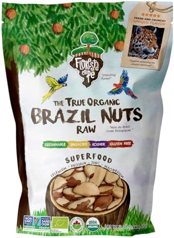 Amazon.com: Snack The True Organic Brazil Nuts 15 oz – Raw and Unsalted ...