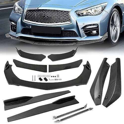 Amazon.com: TOMICOB 4Pcs Front Bumper Lip Chin Spoiler Diffuser Air ...