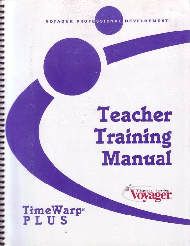 Voyager Professional Development Teacher Training Manual Time Warp Plus ...