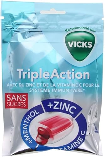 Vicks Triple Action Bonbons 72 g : Amazon.fr: Epicerie