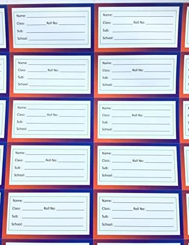 SYNC Name Slips for School Notebook 35 Pieces Labels Stickers for Kids ...