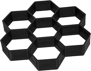 Concrete Brick Mold Hexagon Concrete Moulds DIY Cement Floor Tile Mold ...