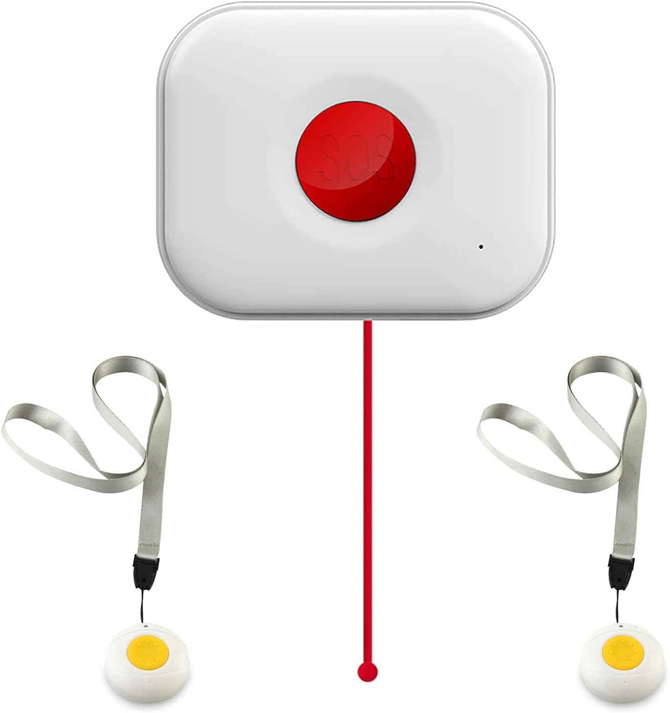 Wolf Guard SOS-C03 Panic Button Call System For Elderly/Parents, SOS 4G ...