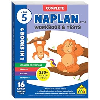 Year 5 NAPLAN*-style Complete Workbook and Tests : School Zone: Amazon ...
