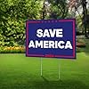 Amazon.com : SignPro Save America Sign 2024 | 24" x 18" Yard Sign ...