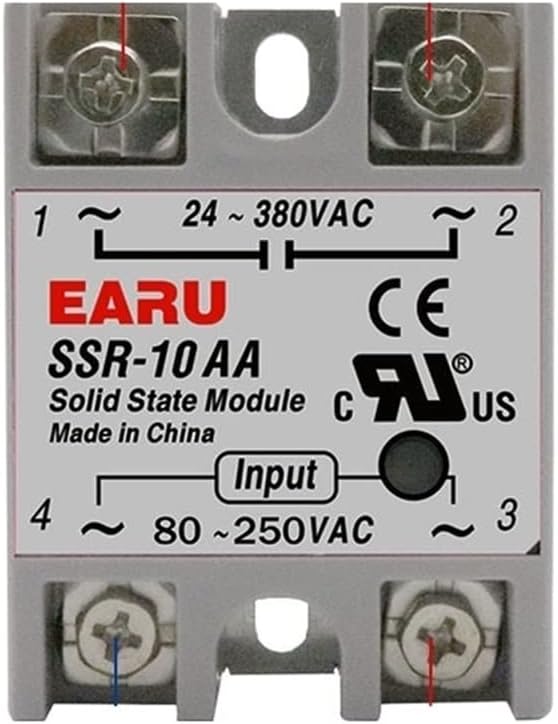 Amazon.com: SSR-40AA SSR-40DD SSR 10A 25A 40A 60A 80A 100A AA Solid State Relay Module for PID ...