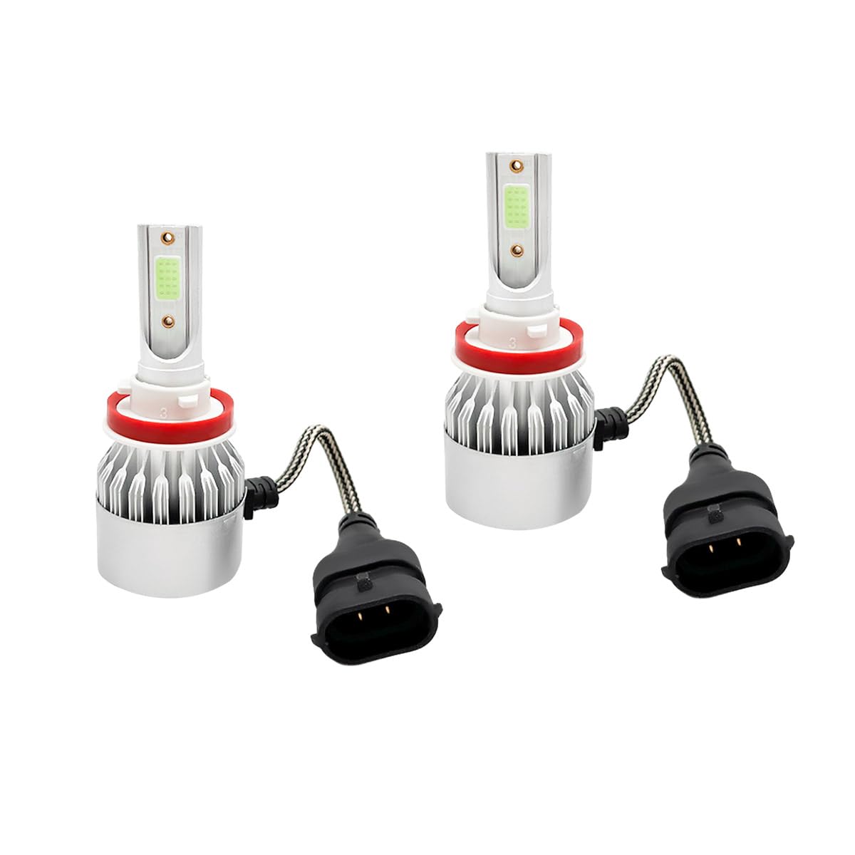Amazon.com: Kewucn 2 PCS H8/H11/H9 Car LED Light, 8000K 3800LM High ...