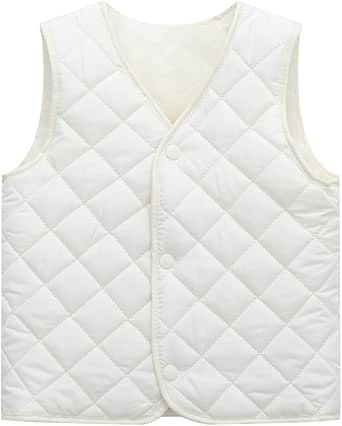 Amazon.co.jp: QPQPQ ダウンベスト キッズ 無地 ダウンコート キッズ服 ショート丈 ジャケット 防寒 アウター 軽い ...