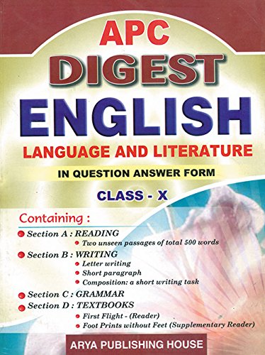 APC Digest English Language and Literature Class- X: APC: 9788170640899 ...