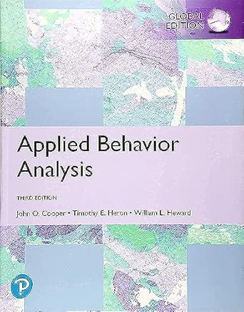 Applied Behavior Analysis GE: John O. Cooper: 9781292324630: Amazon.com ...