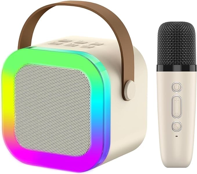 Buy Karaoke Machine with Mini Microphone Toy Wireless Portable ...