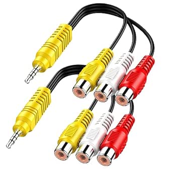 Amazon.com: PANPEO AV Adapter, Video AV Component Adapter Cable ...