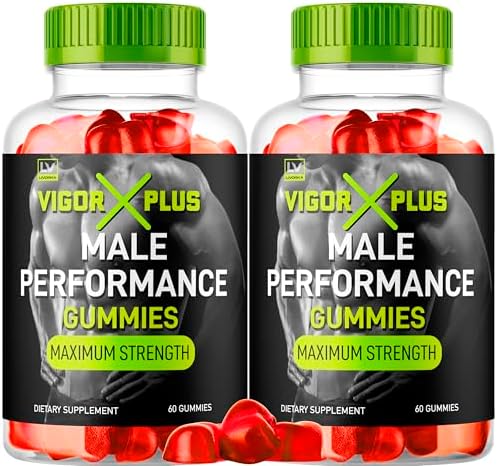 Amazon.com: (2 Pack) Vigor Plus Gummies for Men, Vigor Gummies ...