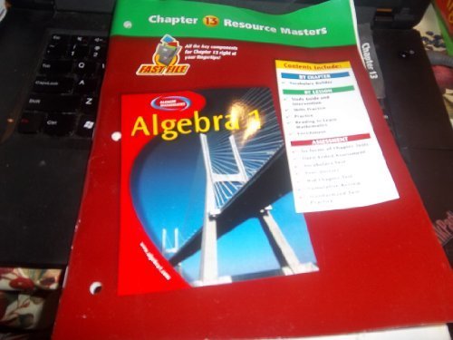 Algebra 1 Chapter 13 Resource Masters by Glencoe/McGraw-Hill (2002-05 ...