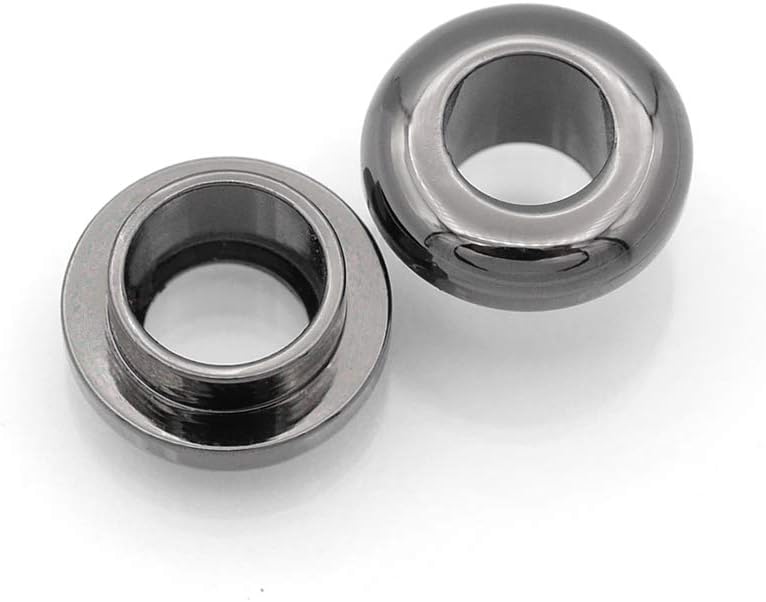 Amazon.com: CRAFTMEMORE Metal Push Snap Together Grommet Snap Rings ...