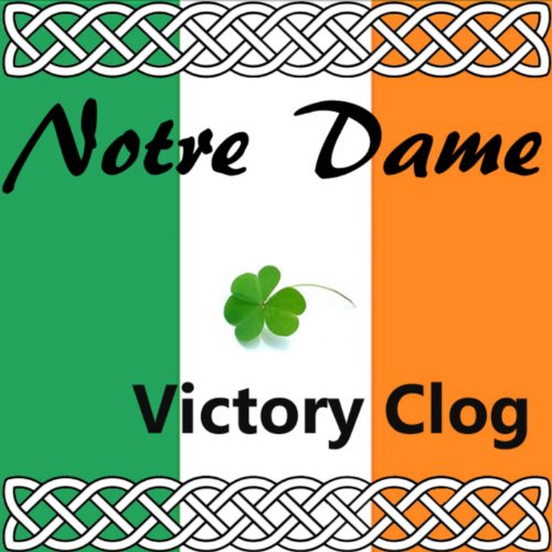 Amazon.com: Notre Dame Victory Clog (ND Victory Clog) : Stadium ...