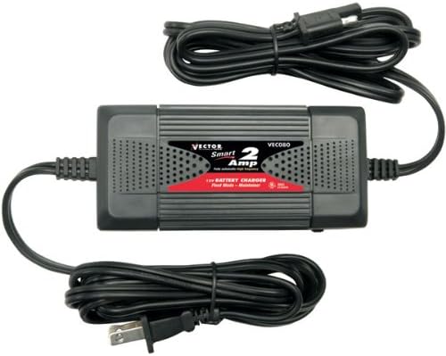 Amazon.com: VECTOR VEC080 2 Amp Battery Charger Maintainer : Automotive