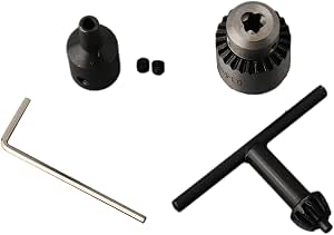 r Drill Chuck with 4mm 5mm 6mm 8mm Sleeve Adapter, Brass Shaft Coupling ...