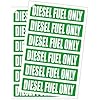 Amazon.com - 12 Pack DIESEL FUEL ONLY Decals / Labels / Markers ...