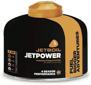 Jetboil Cartouche de gaz JETPOWER 100g : Amazon.fr: Sports et Loisirs