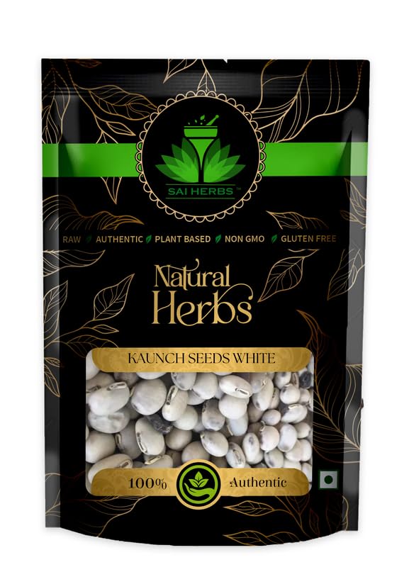 SAI HERBS Kaunch White Siddha Seeds Wild - Jangli Kaunch Safed Siddha ...