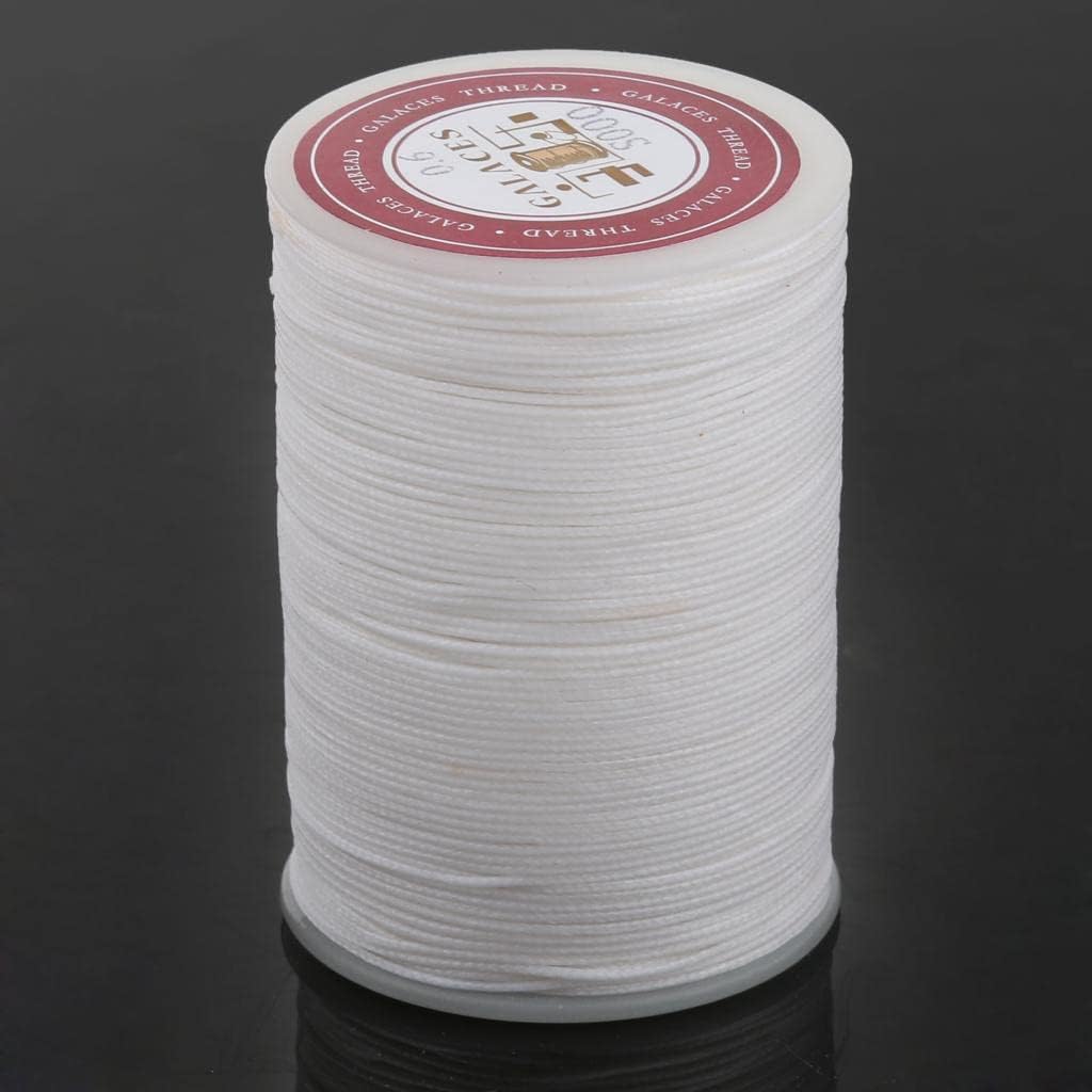 Milageto Leather Craft Work Sewing DIY Round Waxed Wax String Linen ...