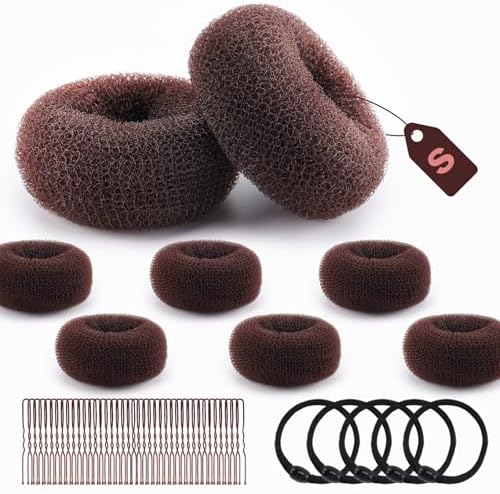 Amazon.com: HOFASON 6Pcs Extra Small Bun Makers for Kids, Hair ...