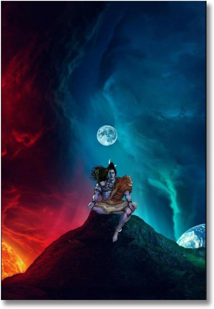 Lord Shiva | Hindu God Posters for Wall | A3 and A4 sizes | 400 GSM ...