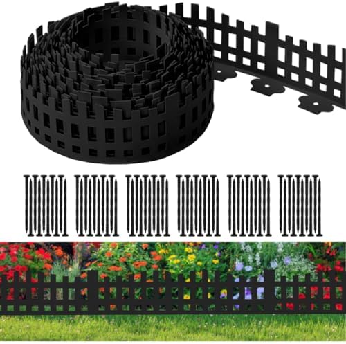 Amazon.com : Garden Edging 33FT x 4.1~4.9IN Tall, Landscape Edging ...