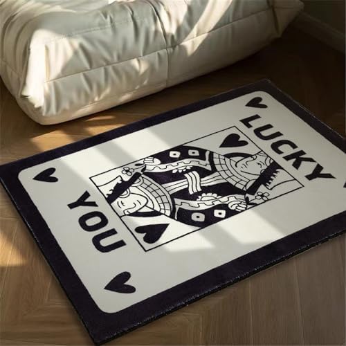 Amazon.com: Uno Card Rug Rainbow Reverse Doormat Tutfing Rug Anti-Slip ...