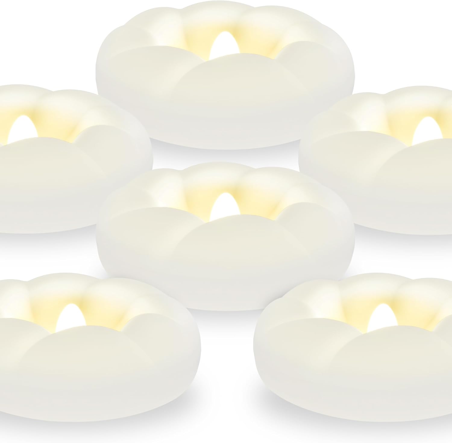 Amazon.com: Tappovaly 6PACK Flameless LED Floating Candles, 3'' Battery ...