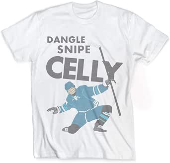 Amazon.com: ChalkTalkSPORTS Dangle Snipe Celly T-Shirt | Vintage Faded ...