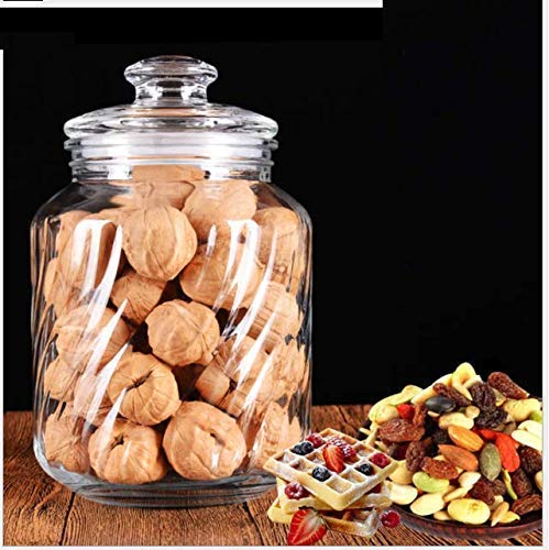Arovita Random Design Glass Jar and Container 2300 ml with Rust Proof ...