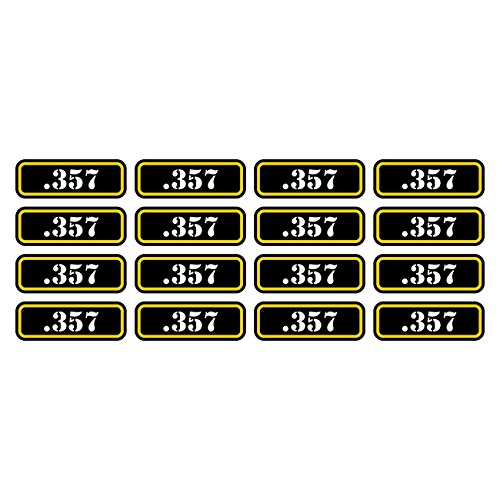 (16x) .357 Ammo Can Sticker Set Decal Self Adhesive molon labe bullet ...