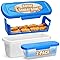 Amazon.com: Batter Breader Shaker Bowl with Lid, 2-pack Mess Free ...