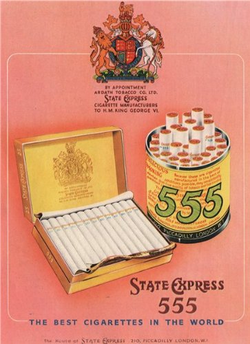 555 Cigarettes Logo State Express 555 Mandarin Deluxe 🍂 ‣ Duty
