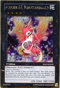 Amazon.com: Yu-Gi-Oh Premium Gold Single Card Gold Secret Rare Number 82: Heartlandraco PGLD ...