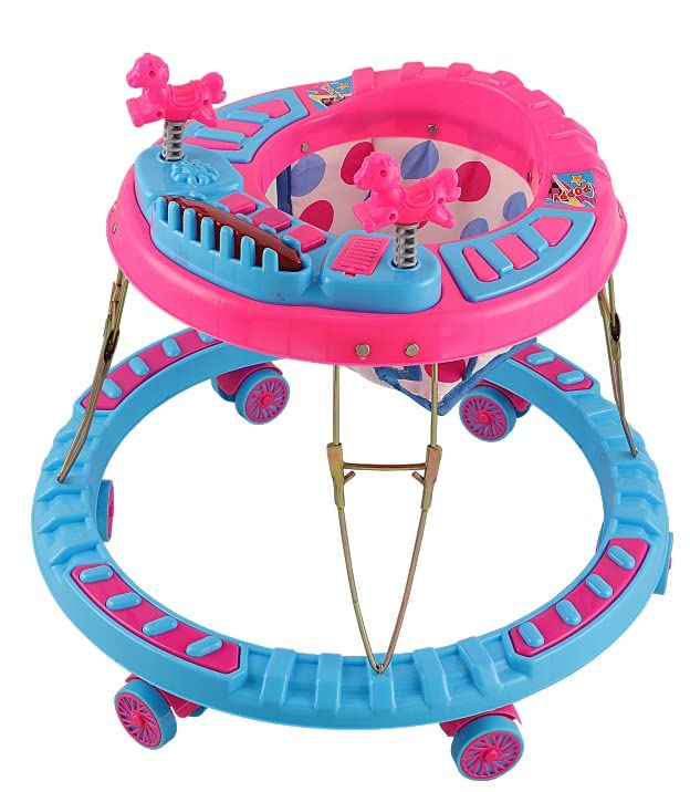 Buy JoyRide Poppy Round Kids Walker with Foldable, Cushion Seat ...