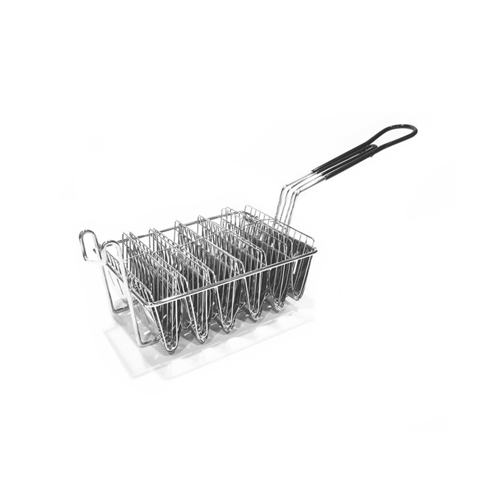 Taco Basket for Frying, Holds 4/6 Shells Deep Fryer Taco Shell Holder ...