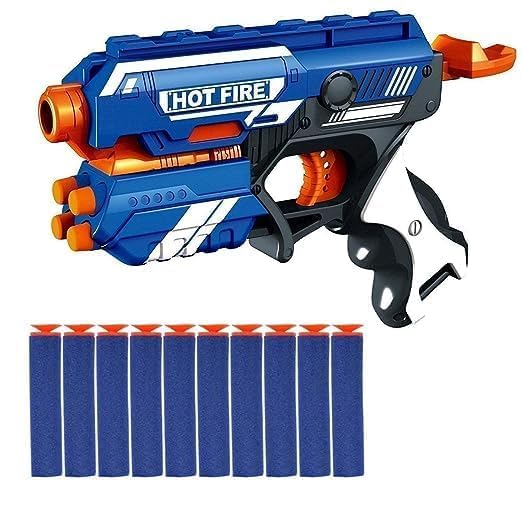 JAPSI Hot Fire Gun with Soft Bullet | Blaze Storm Gun Toy | Long Range ...