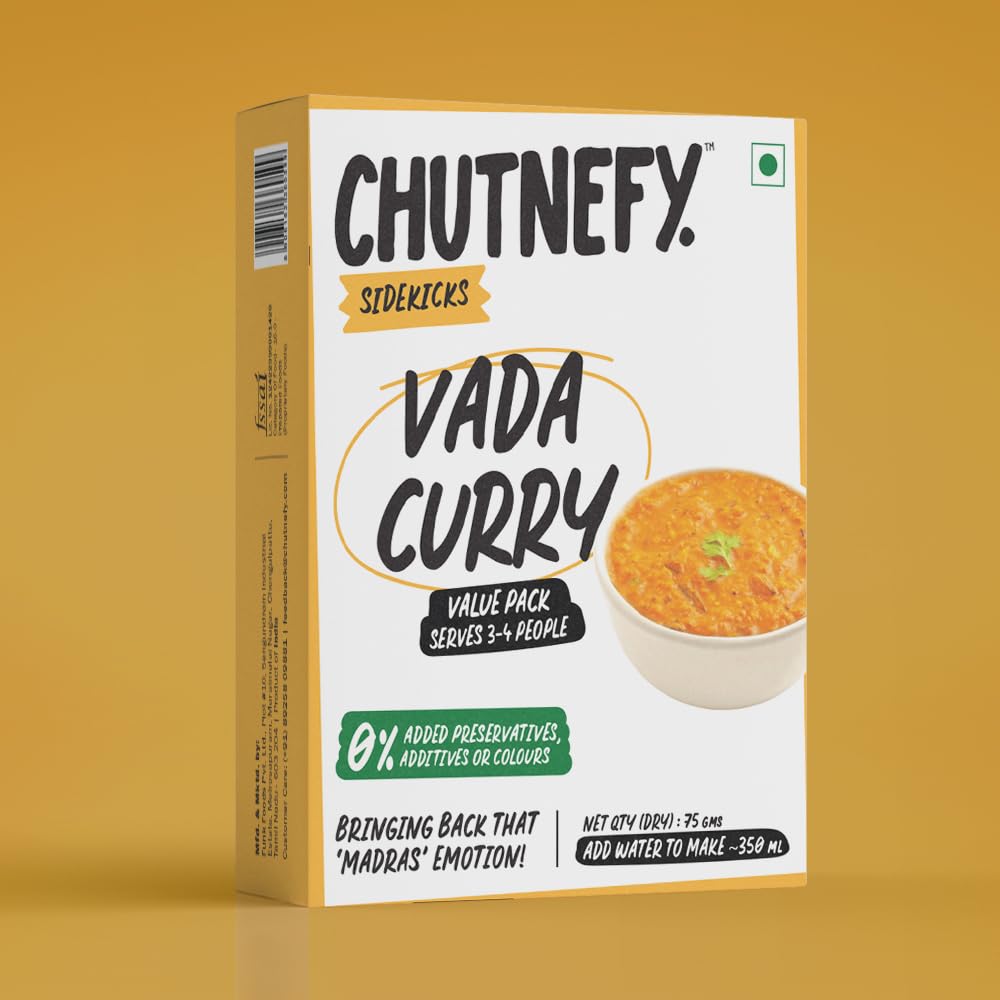 Chutnefy - VadaCurry Chutney - 75gm| Delicious & Ready-to-Eat | 5 ...