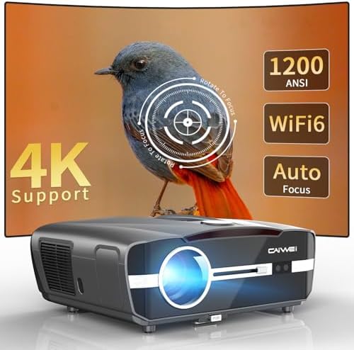 Amazon.com: Movie Gaming Projector 4K Ultra HD Daylight Home Theater ...