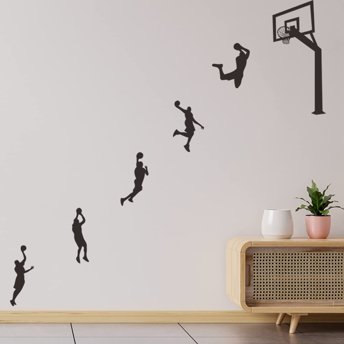Amazon.com: Buer Homie Wall Sticker, Decal for Boy Bedroom, Dunking ...