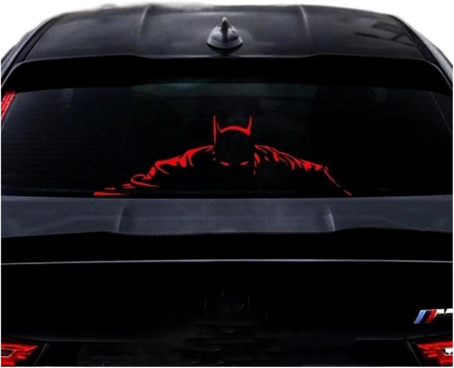 1 Pair 3D Batman Sticker, Silhouette Sign Car Window Vinyl, The Dark ...