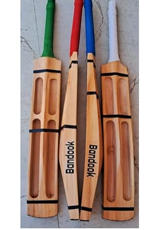 TR Sports BANDOOK Double Blade Hard Tennis Cricket Bats Kashmir Willow ...