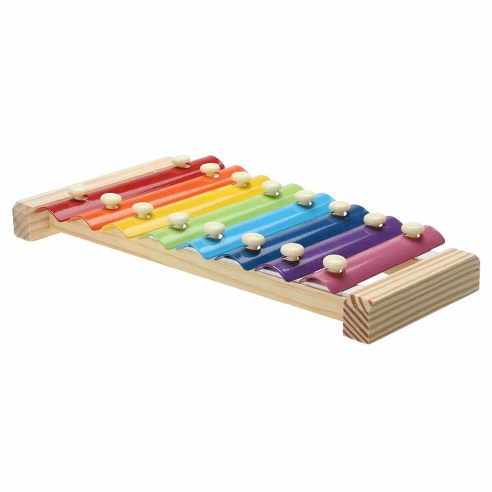 True Face Kids Wooden Xylophone Child Musical Instrument Rainbow ...