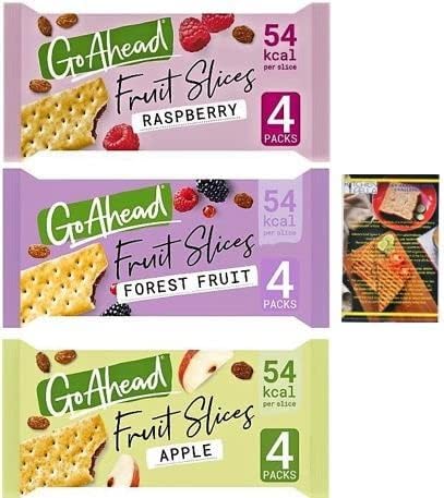 Go Ahead Fruit Slices Forest Fruit, Apple and Raspberry Bundle : Amazon ...