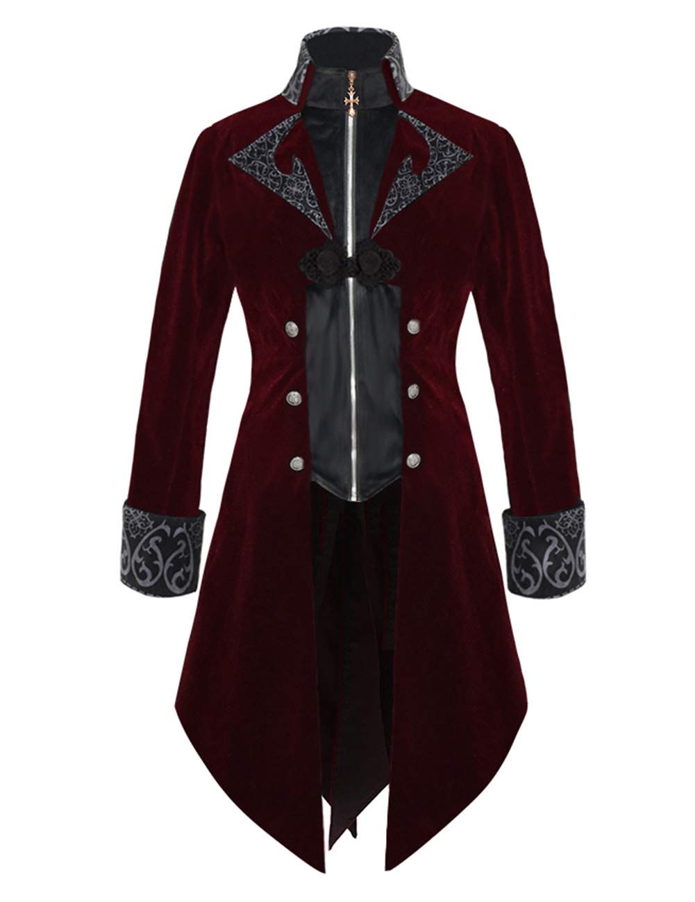 Apocrypha Men's Medieval Steampunk Tailcoat Victorian Gothic Jackets ...