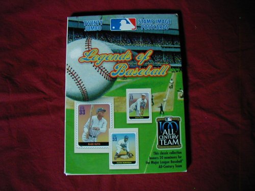 Legends of Baseball (Twenty Jumbo Stamp Image Postcards): Amazon.com: Books